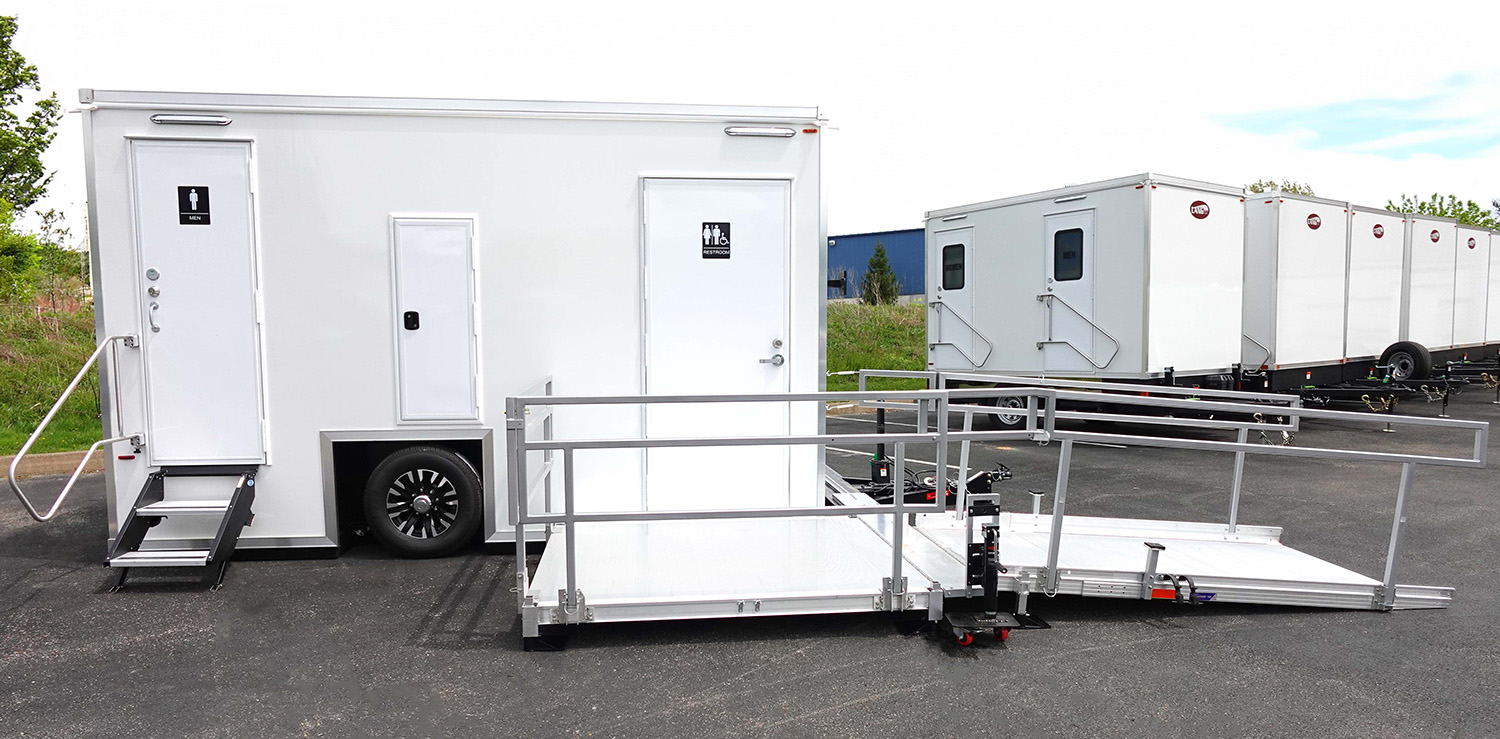 ADA restroom trailers