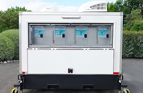 Mobile Water Bottle Filling Station for Construction Sites Events and ...