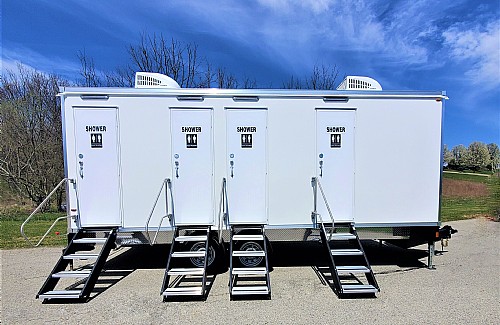 Combo Restroom and Shower Trailers for Sale