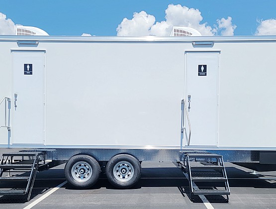 Luxury Series 9 Station Restroom Trailer - Restroom Trailer For Sale ...