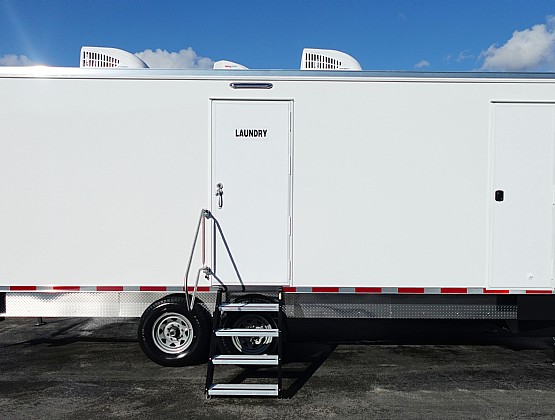 Pro Series 8 Station portable laundry trailer for sale