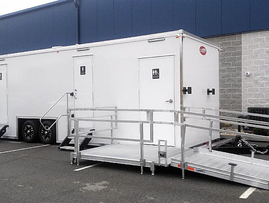 ADA restroom trailers