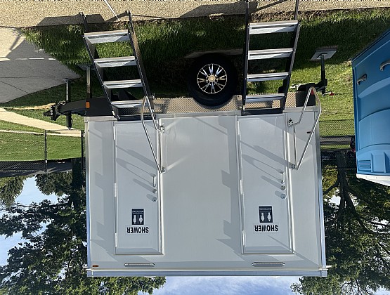 Used Shower Restroom 2 Station Combo Trailer