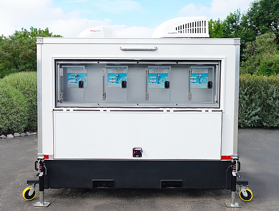 Mobile Water Bottle Filling Station for Construction Sites Events and ...