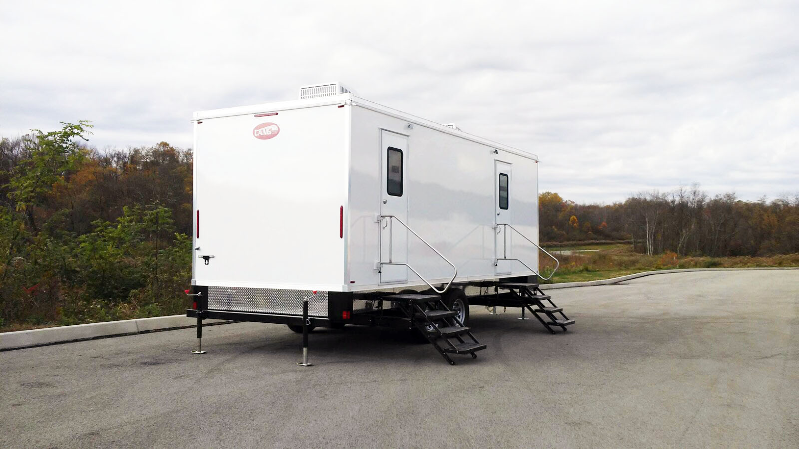 Pro Series 9 Station Restroom Trailer Male Dominant- Restroom Trailers ...